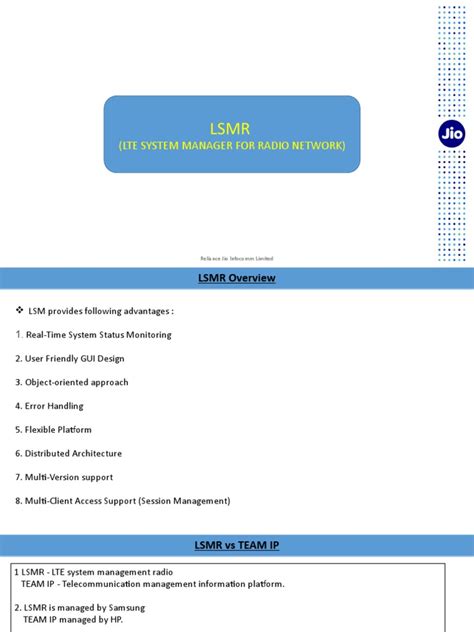 monitoring and managing radio network infrastructure an overview of