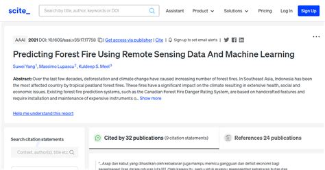 predicting forest fire using remote sensing data and machine learning