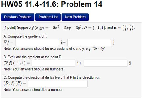 Solved Hw05 114 116 Problem 13 Previous Problem Problem