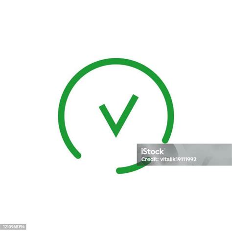 확인 표시 및 교차 아이콘격리 선형 스타일로 녹색 으로 칠해진 기호입니다 벡터 일러스트레이션 개체 그룹에 대한 스톡 벡터 아트 및 기타 이미지 Istock