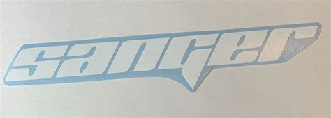 Sanger Boats 2 Logo Die Cut Vinyl Decal High Quality Outdoor Sticker