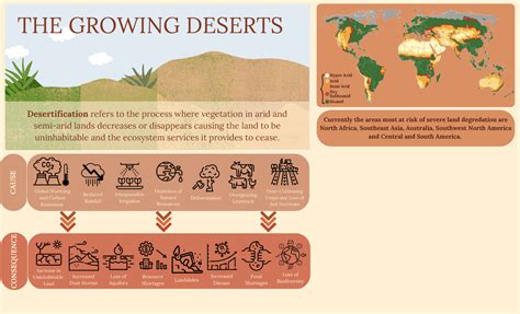 Desertification Long Infographic Assignment Global Warming And