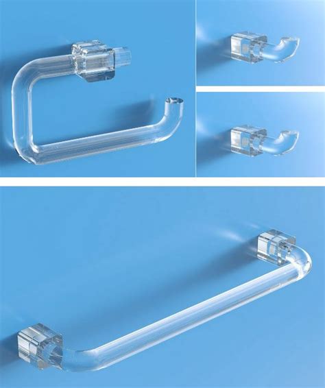 Cosmea Kit Towel Holder 40 Roll Holder Plexiglass Hangers