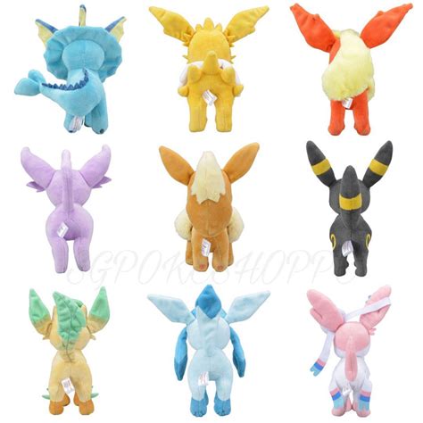 Pokemon Center 9 Eeveelution Standing Plushies Pokezine