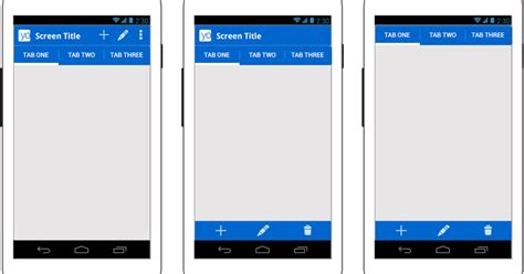 Android Actionbar 하단에 표시