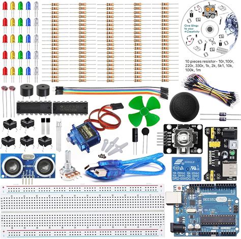 Sunfounder Ultimate Sensor Kit With Original Arduino Uno Off