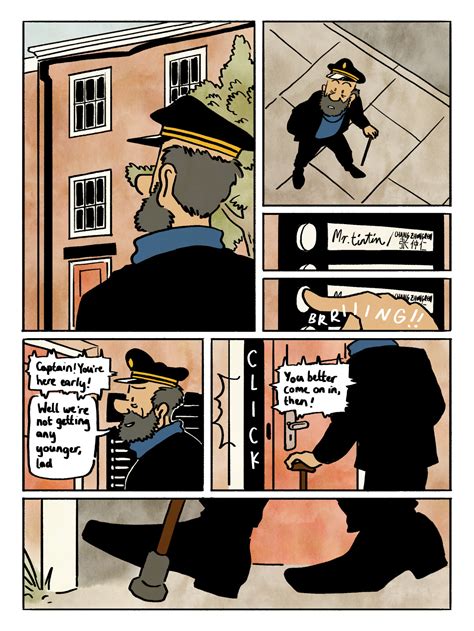 The Goat — Captain Haddock And Tintin Growing Old Together