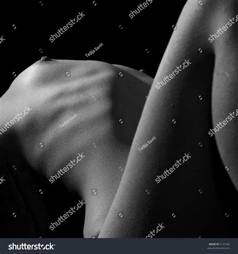 Naked Womans Torso Black White Colour Stock Photo Shutterstock