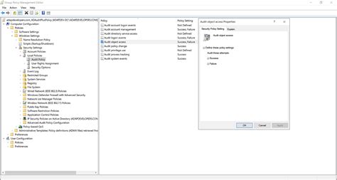 配置ad Cs审核 Adaudit Plus