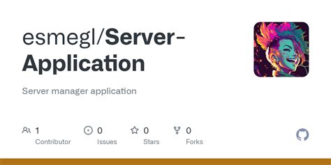 Github Esmegl Server Application Server Manager Application