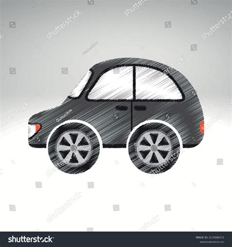 Vector Illustrator Car Isolated On White Stock Vector Royalty Free 2170086721 Shutterstock
