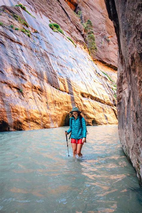 Hiking The Narrows In Zion National Park The Narrows Zion National