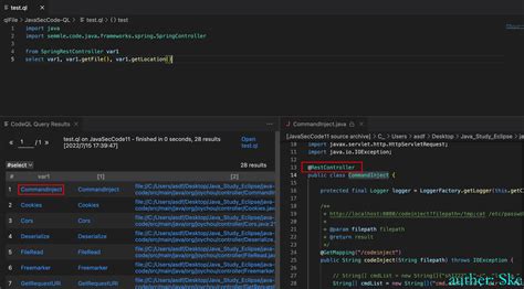 CodeQL系列之Spring ske的博客