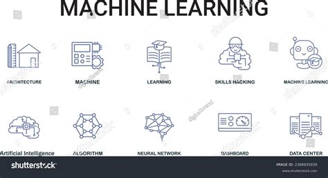 Vector Machine Learning 10 Editable Stroke Stock Vector Royalty Free 2388935939 Shutterstock