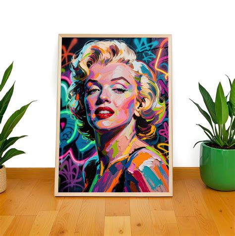 Marilyn Monroe Print Marilyn Monroe Art Vintage Art Marilyn Monroe