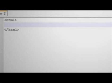 HTML Tutorial Coding A Website In Notepad YouTube