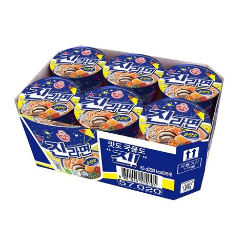 오뚜기 진라면 소컵 순한맛 65g6입 홈플러스