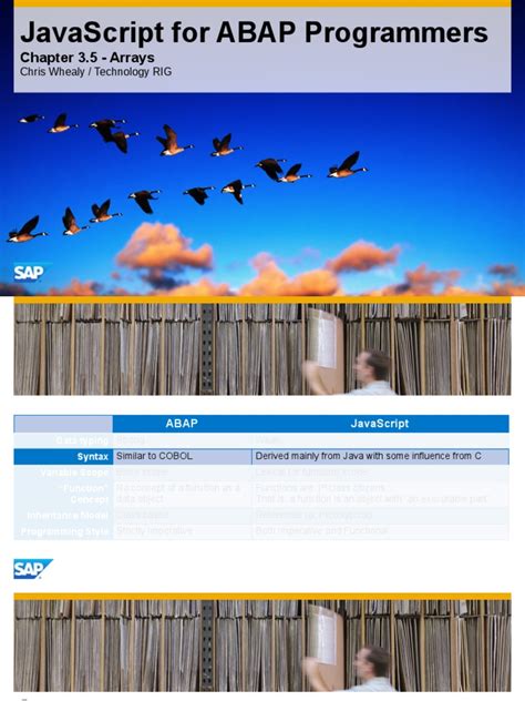 Javascript For Abap Programmers Chapter 3 5 Arrays Download Free Pdf Array Data Type