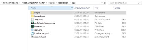 How To Import Modulesusing Relatively Big Packages Inside Them In Application In Choregraphe