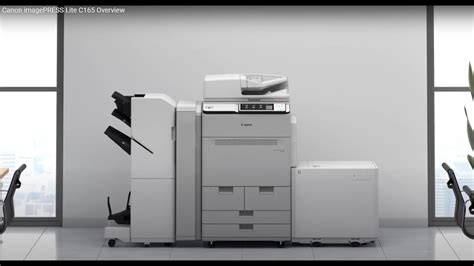 Canon Imagepress Lite C165 Product Overview Youtube