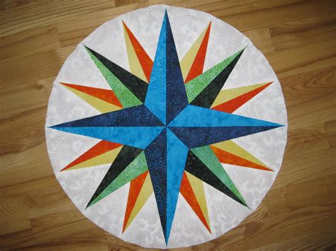 Free Mariners Compass Quilt Block Pattern At Alice Hager Blog