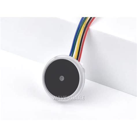 Waveshare Module De Scanner De Codes 2d Rond Lecteur De Code Barresqr Avec Indicateur Led