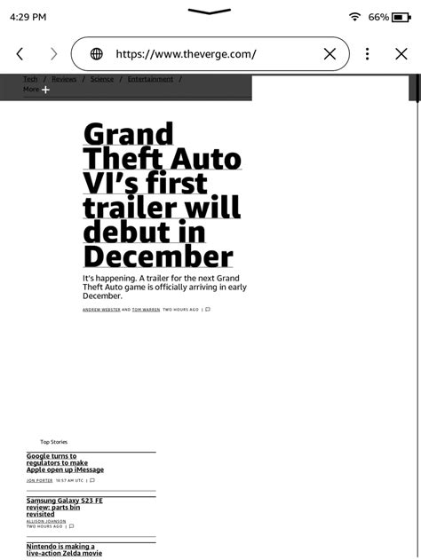 Kindle E Readers Get Updated With Fast And Powerful Web Browser