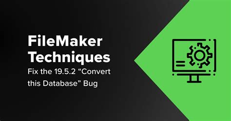 Fixing The Convert This Database Bug