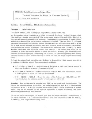 CS2040 Tutorial 11 Qns CS2040 CS2040 CS2040 CS2040 CS2040 CS2040 CS2040