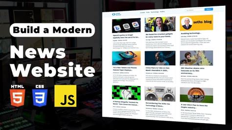 Const Genius On Linkedin News Website Using Only Html Css And Javascript Javascript Project