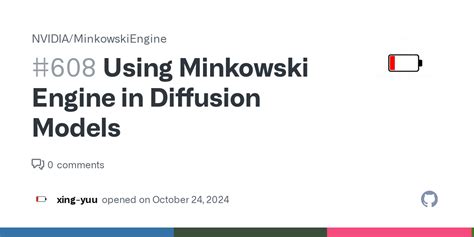 Using Minkowski Engine In Diffusion Models Issue Nvidia Minkowskiengine Github