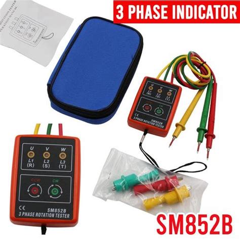 Jual Digital Three 3 Phase Indicator Sm852b Sequence Rotation Tester Jakarta Barat Cipta