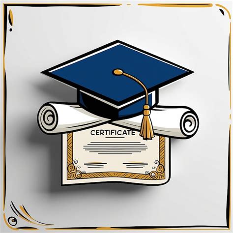 Certificate 3d Iilustration Isolated On White Background Premium Ai