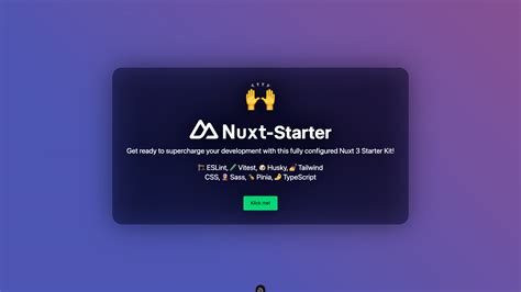 GitHub Lazercaveman Nuxt Starter Fully Configured Nuxt Starter Kit Featuring TypeScript