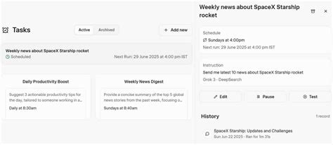 How To Create Xai Grok Tasks Eonmsk News