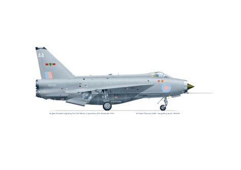 English Electric Lightning F 6 5 Sqn 1981 Wwr Gallery