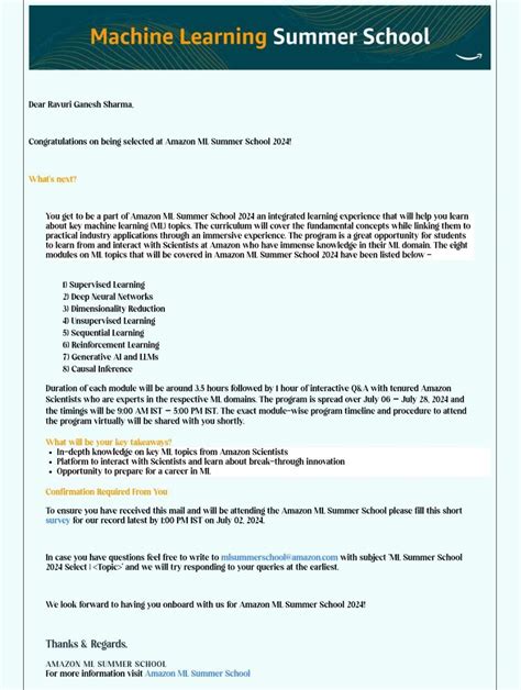 Ganesh Ravuri On Linkedin Amazonmlsummerschool Machinelearning Deeplearning