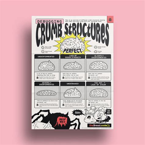 Crumb Structure Infographic Folded Poster De