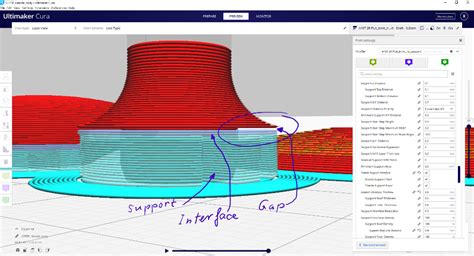 There Is A One Layer Gap Between Support Interface And Next Model Layer