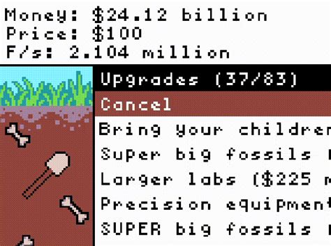 Fossil Clicker My Prehistoric Game Jam Submission By Blobbey Show Tell Microsoft