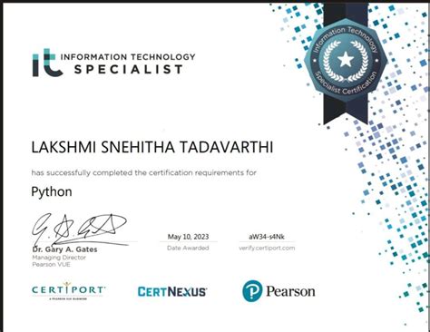 Lakshmi Snehitha Tadavarthi On Linkedin Python Informationtechnology Technicalhubio