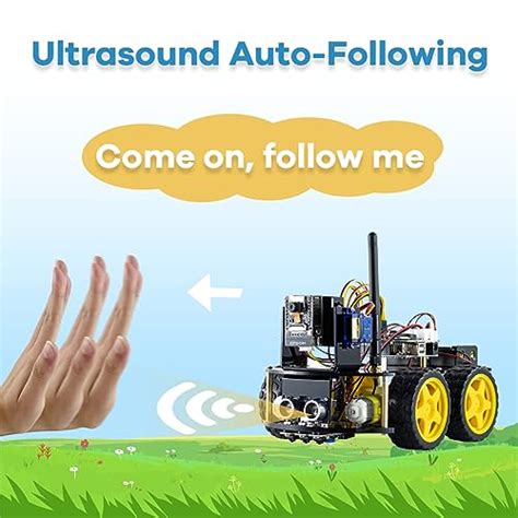 Lafvin Robot Starter Kit With Esp32 Camera Wifi Intelligent And Robotic Car Kit With Tutorial