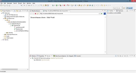 Eclipse Servlet Configurando E Testando O Tomcat 8 Java Desenvolvimento Código Aberto