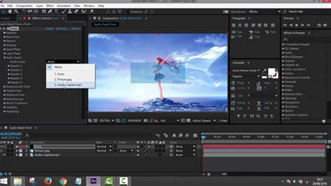 After Effect Tutorial Audio React Trapcode Form Youtube