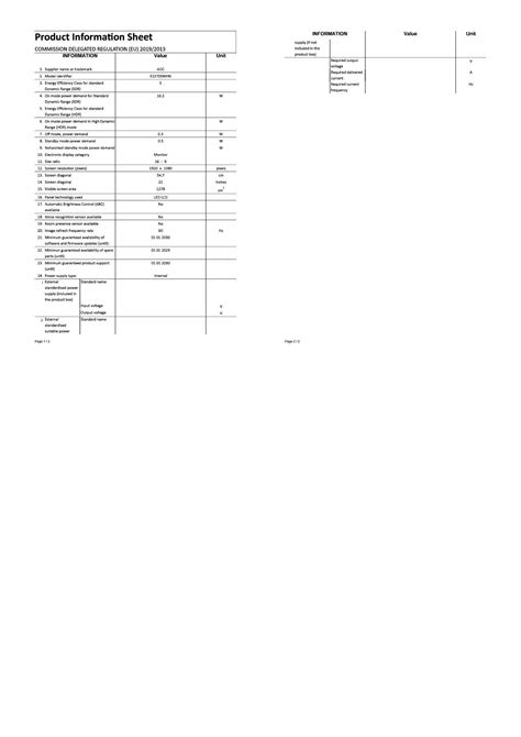 AOC E SWDN Inch FHD Monitor Hz TN Ms Vesa X Tilt Multimedia Monitor