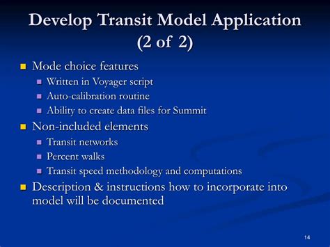 Ppt Fsutms Transit Modeling Framework Status Update Powerpoint Presentation Id984443
