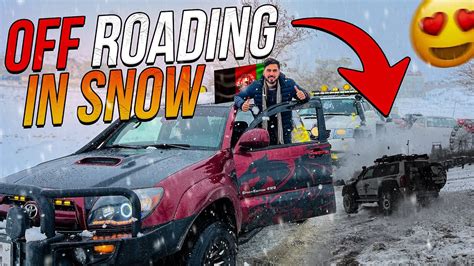 دریفت موتر های آف رود در اولین برف‌کابل بندقرغه🇦🇫 ️ Youtube