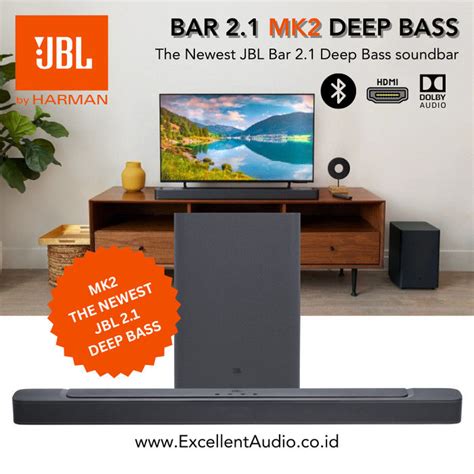 Speaker Soundbar Jbl Bar Mk Deep Bass Bar Deep Bass Mkii Lazada Indonesia