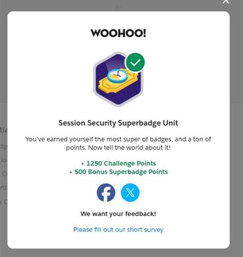 Just Completed The Session Security Superbadge Unit On Trailhead Akshay Kataria