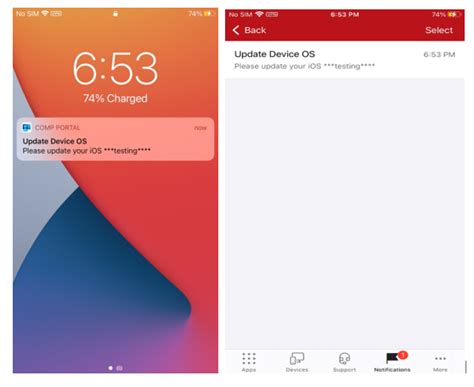 Custom Notifications Using Intune